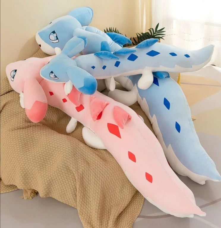 Giant 6ft Chillet Plush soft pillow plushie from palworld blue dragon ...