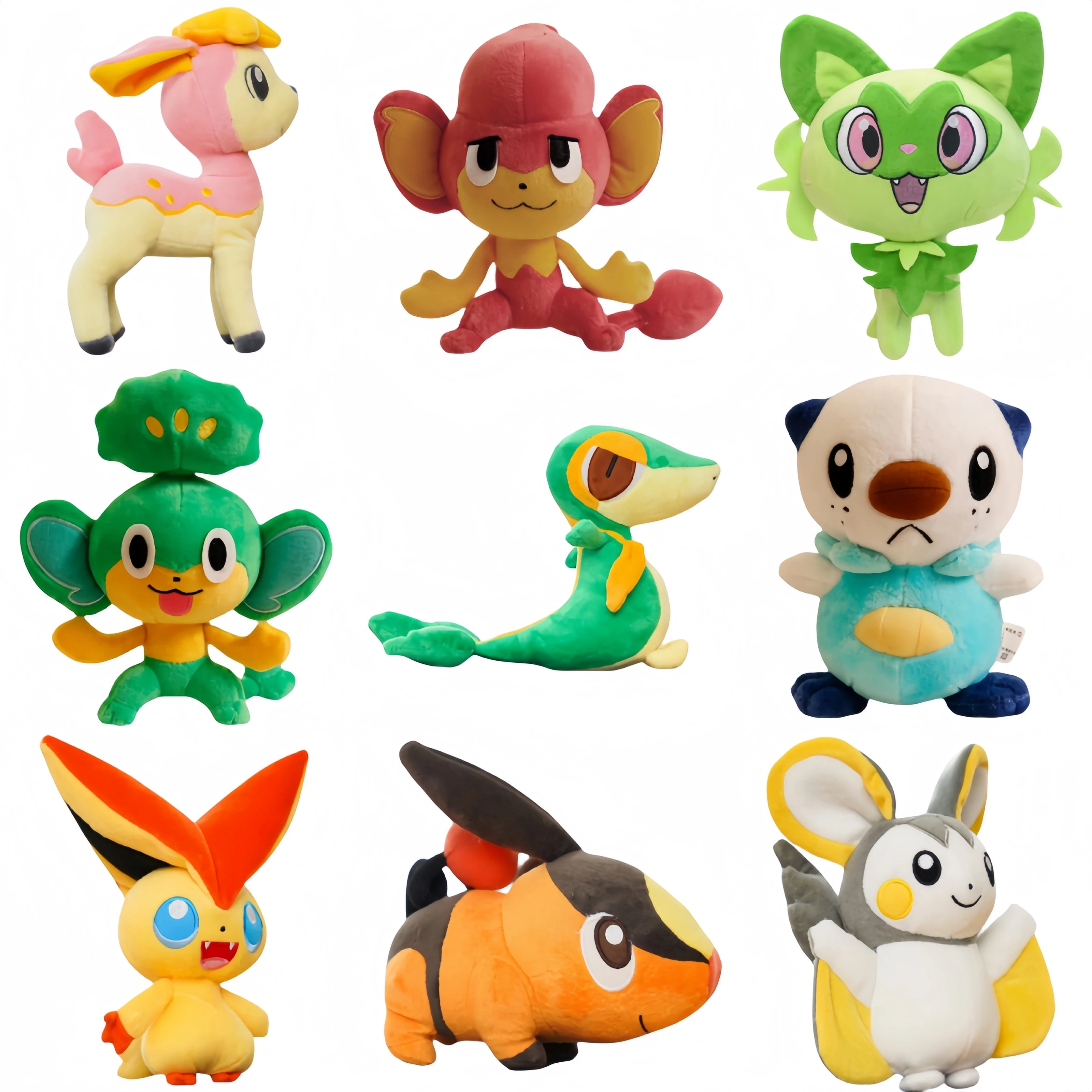 Pokémon Generation V Plush Collection – Unova Region Bundle – Pals Plushies