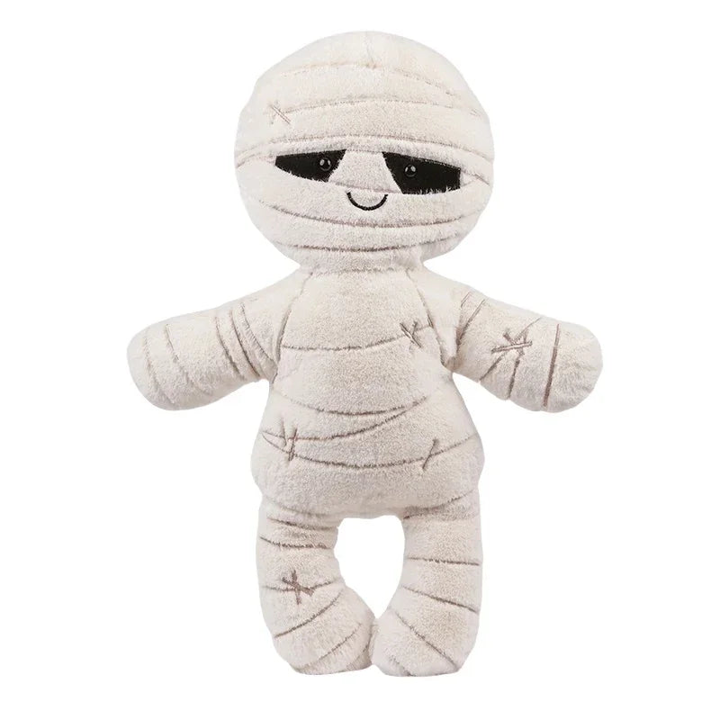 Skeleton & Mummy Plush – Cute Halloween Duo Decoration theme toy gift ...