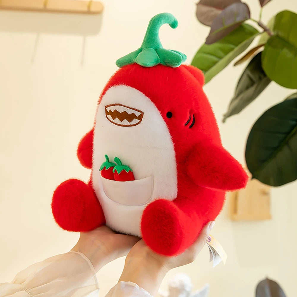 Red Pepper Sharky Plush – Spicy Shark Stuffed Toy for Collectors – Pals ...