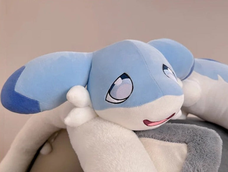 Giant 6ft Chillet Plush soft pillow plushie from palworld blue dragon ...